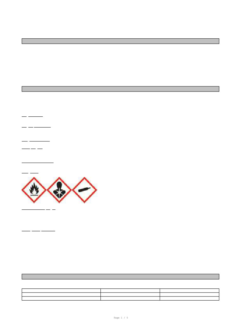 Hoja de Seguridad X-433 | PDF | Química