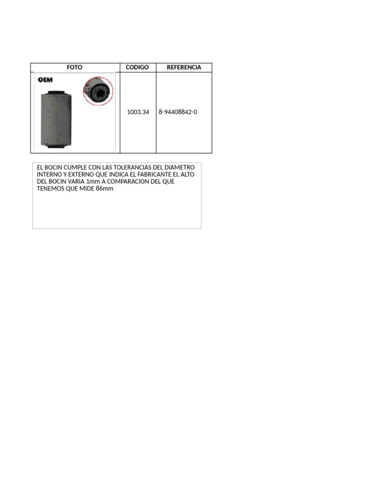 Bocin Dmax 1003.34 | PDF