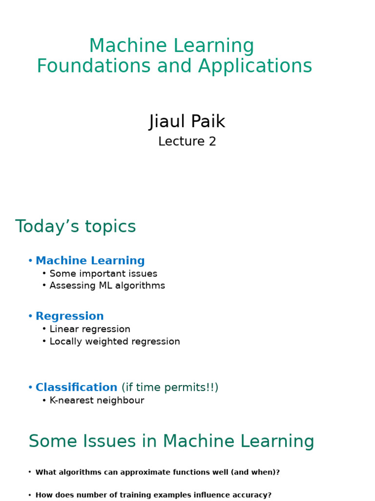 Machine Learning: Regression Techniques | PDF | Regression Analysis | Machine Learning