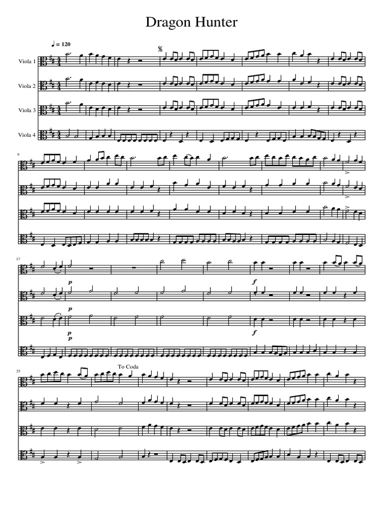 Viola Sheet Music | PDF