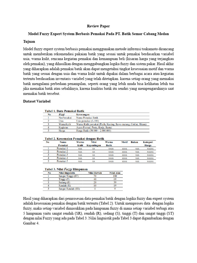 Review Paper BATIK | PDF | Sains & Matematika | Komputer
