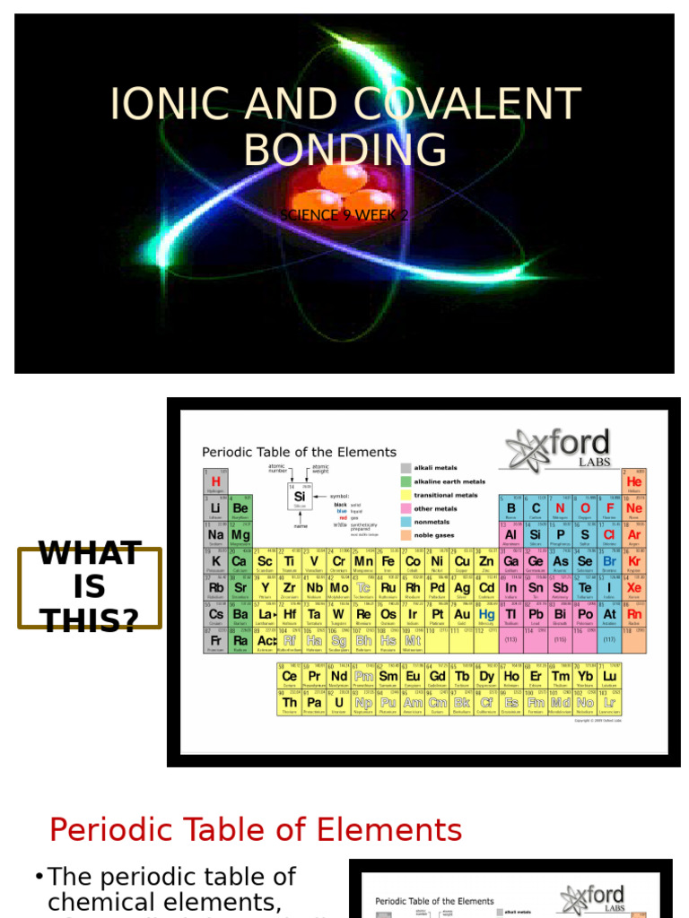 q2wk2 Chemical Bonding | PDF | Chemical Polarity | Chemical Bond