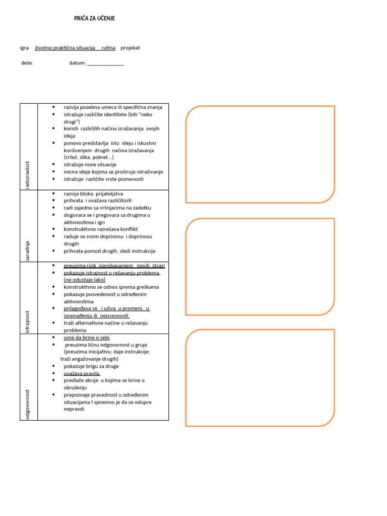 Prica Za Ucenje | PDF