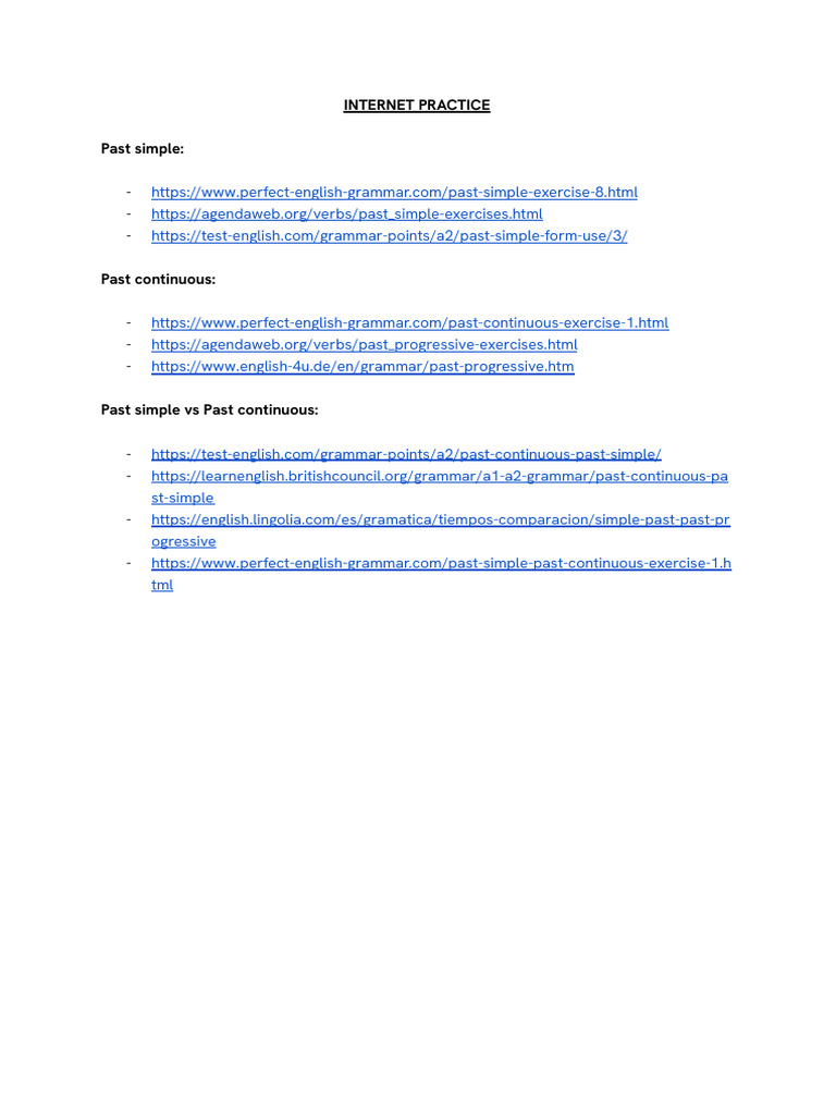 Internet Practice | PDF