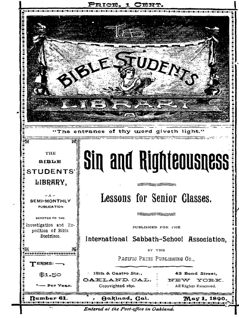Sin and Righteousness | PDF | Justification (Theology) | Jesus
