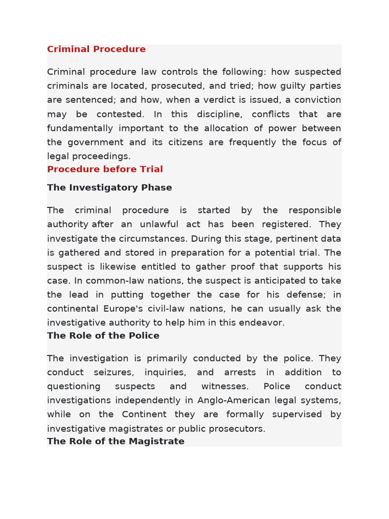 Criminal Procedure | PDF | Criminal Procedure In South Africa | Prosecutor