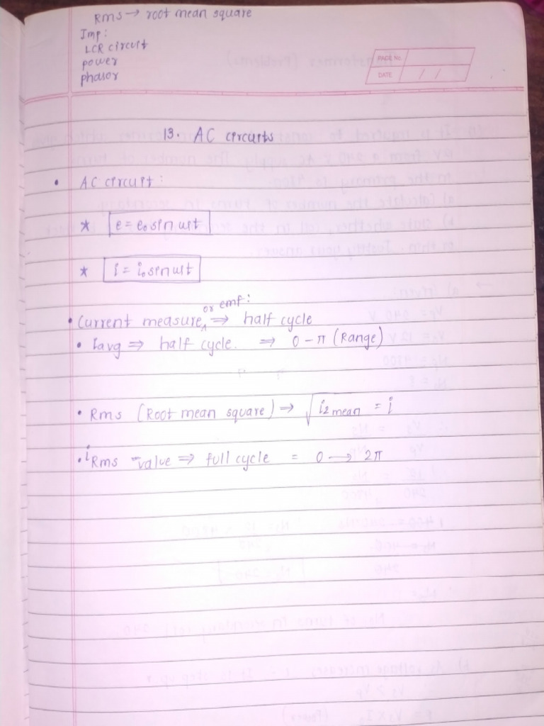 AC Circuits | PDF