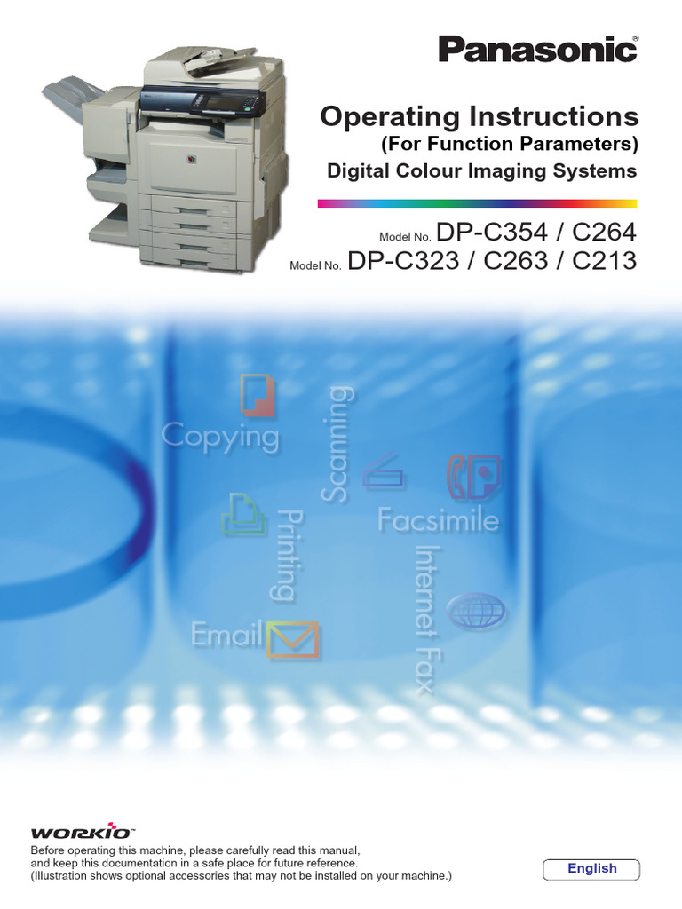 Operating Instructions: DP-C354 / C264 DP-C323 / C263 / C213 | PDF | Ip Address | Fax