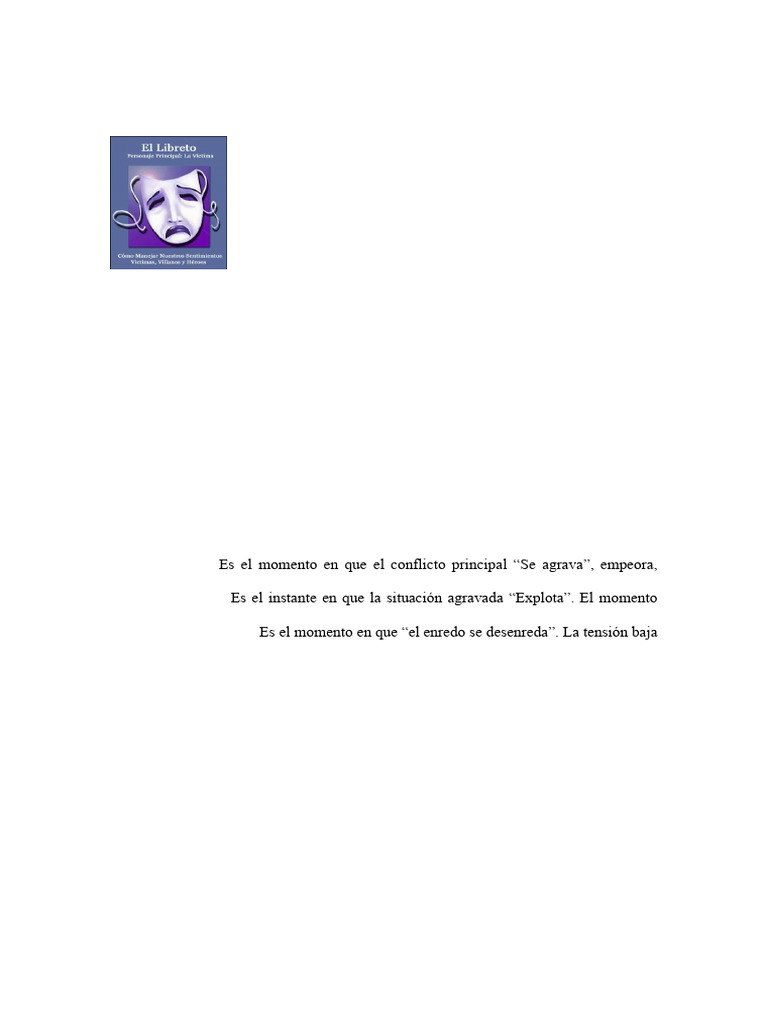 Elementos y Partes del Libreto Teatral | PDF | Filosofía