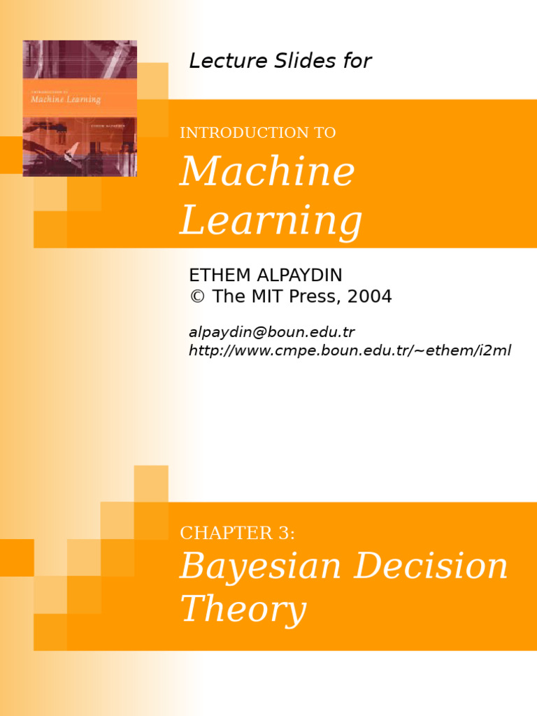 Bayesian Decision Theory Basics | PDF | Bayesian Network | Probability