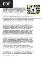 The Lottery - Reading Annotations and Guiding Questions | PDF