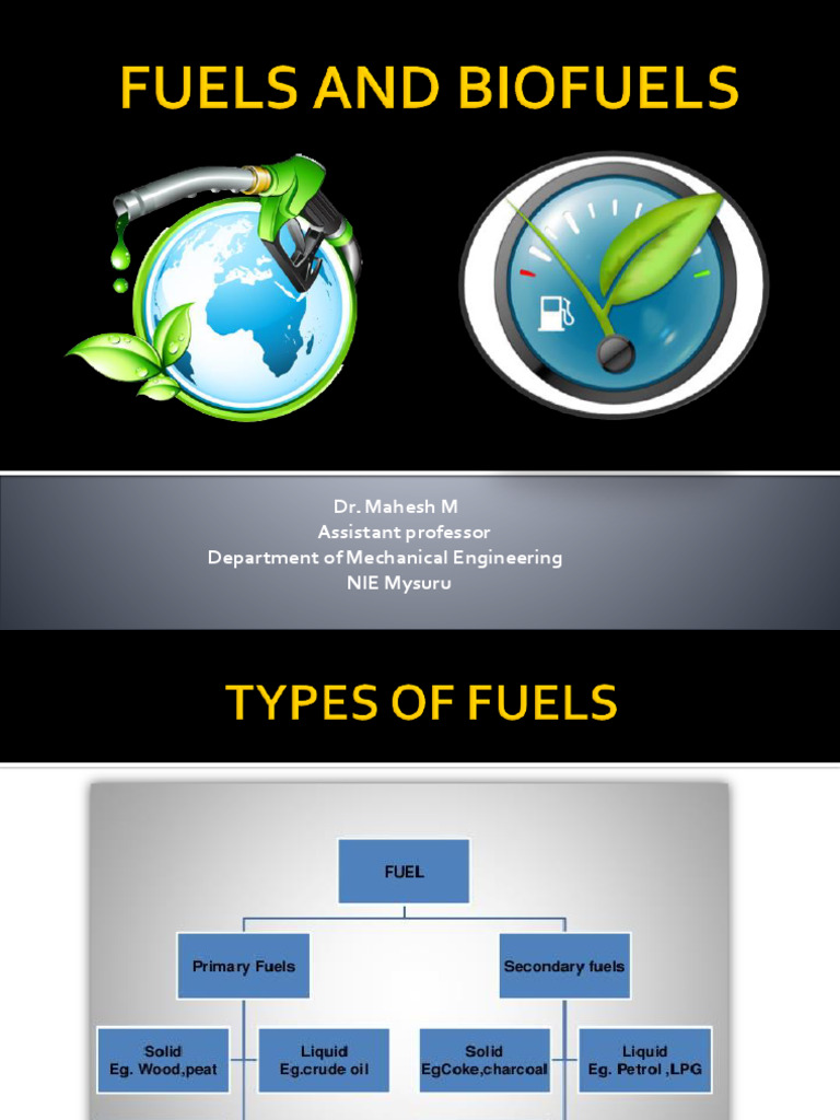 Fuels and Biofuels | PDF