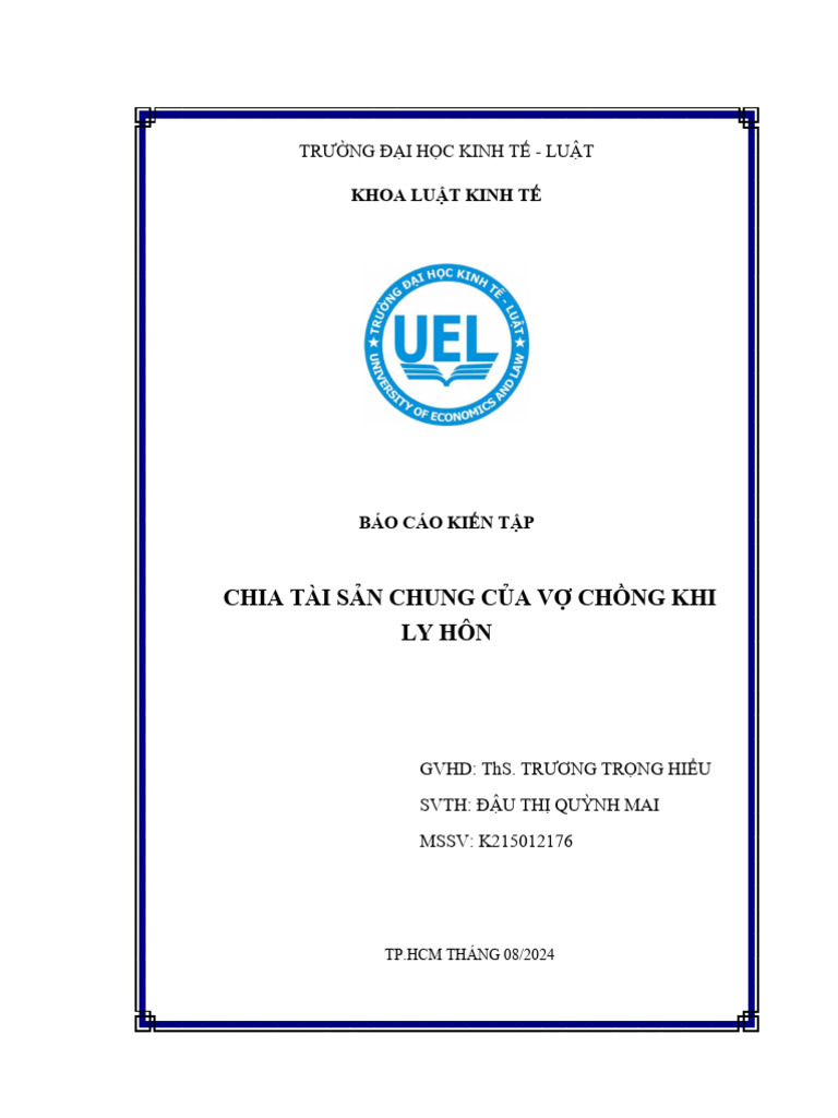 Chia Tài S N Chung C A V CH NG Khi | PDF