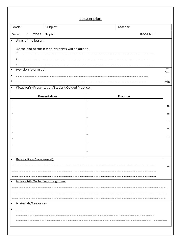 Lesson Plan for Activity-Based Learning | PDF | Learning | Pedagogy