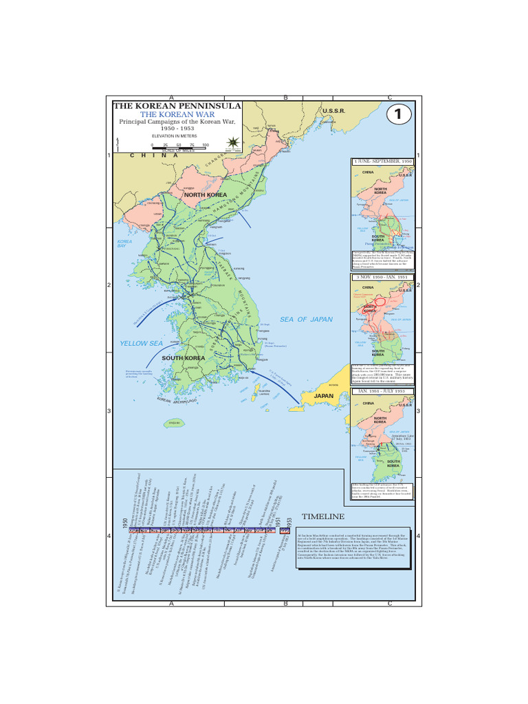 The Korean War, Principals Campaigns | PDF | Battles | Military Of The ...