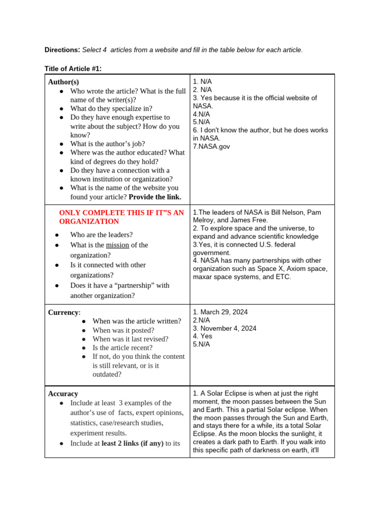 Evaluate Source Credibility | PDF | Information | Moon