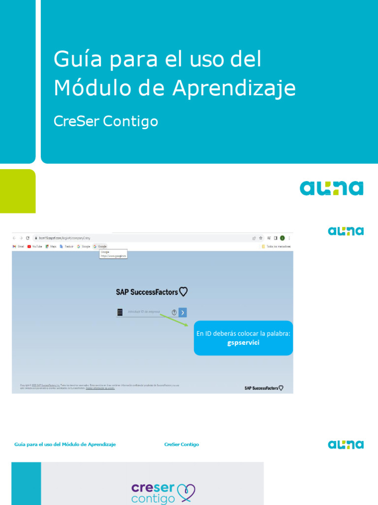 Guía del Módulo CreSer Contigo | PDF