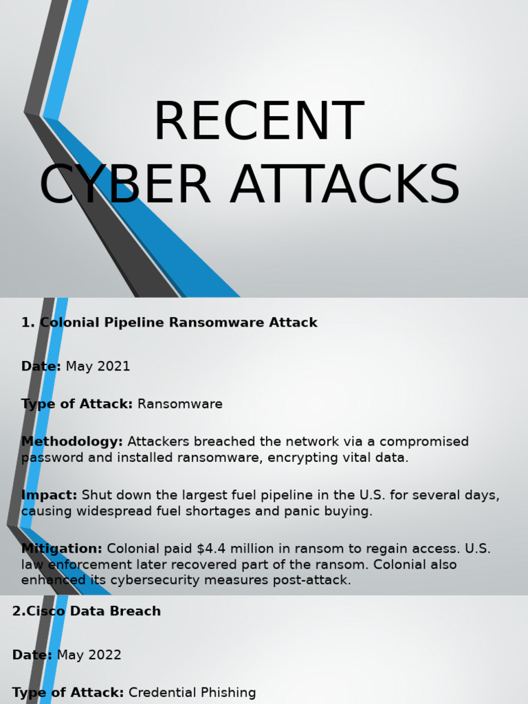 Cyber Attacks Pdf Security Computer Security