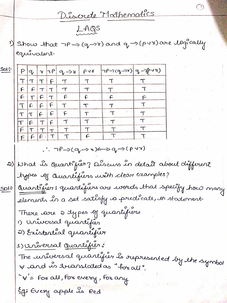 DM Important Questions | PDF