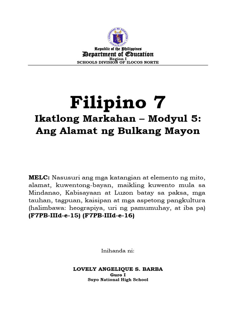 Filipino 3 | PDF