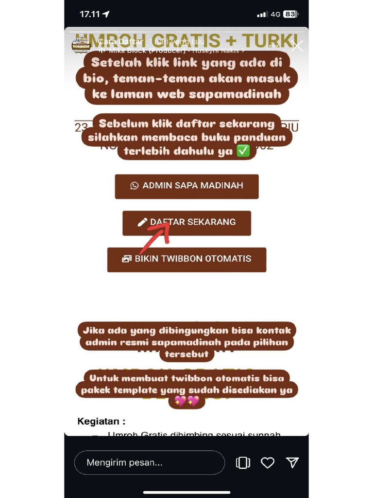 Tutorial DFTR Umroh Gratis | PDF