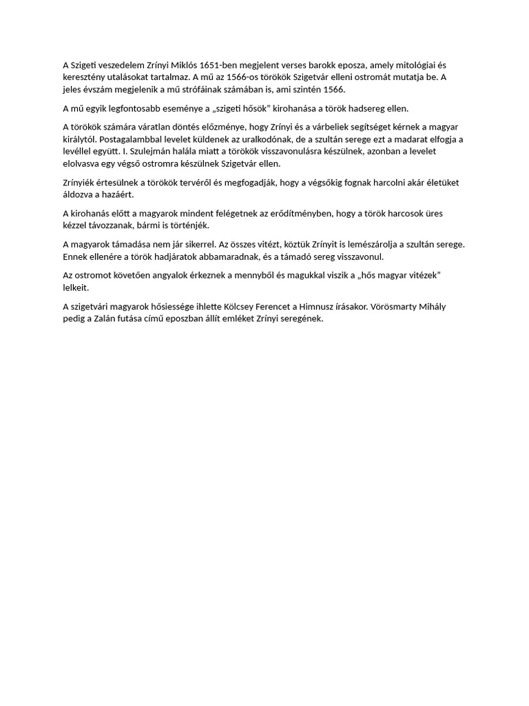 Szigeti Veszedelem 2 | PDF