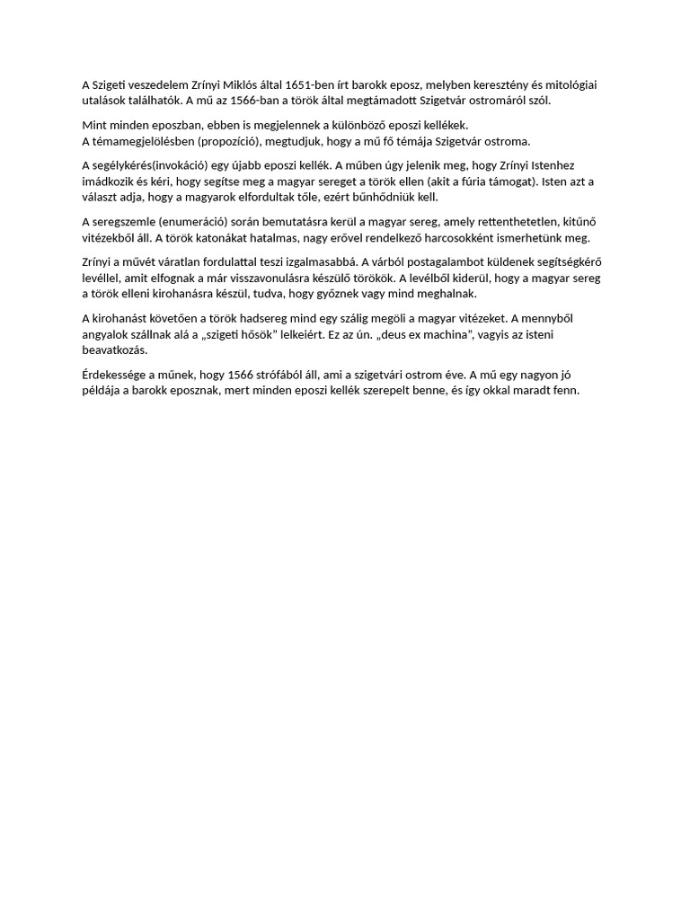 Szigeti Veszedelem 1 | PDF