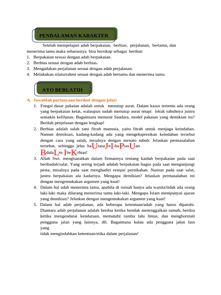 AKIDAH AKHLAK XI MA Compressed | PDF | Agama & Spiritualitas
