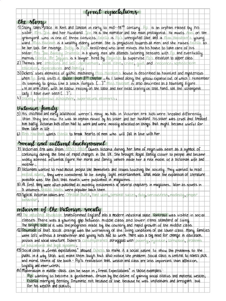 31.10.2023 Great Expectations | PDF