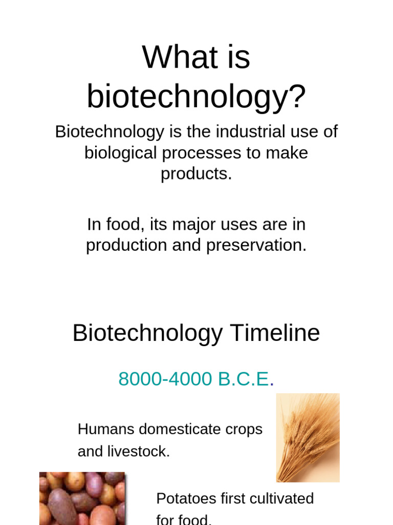 Timeline of Biotechnology Full Ver g8 q2 | PDF | Biotechnology | Dna