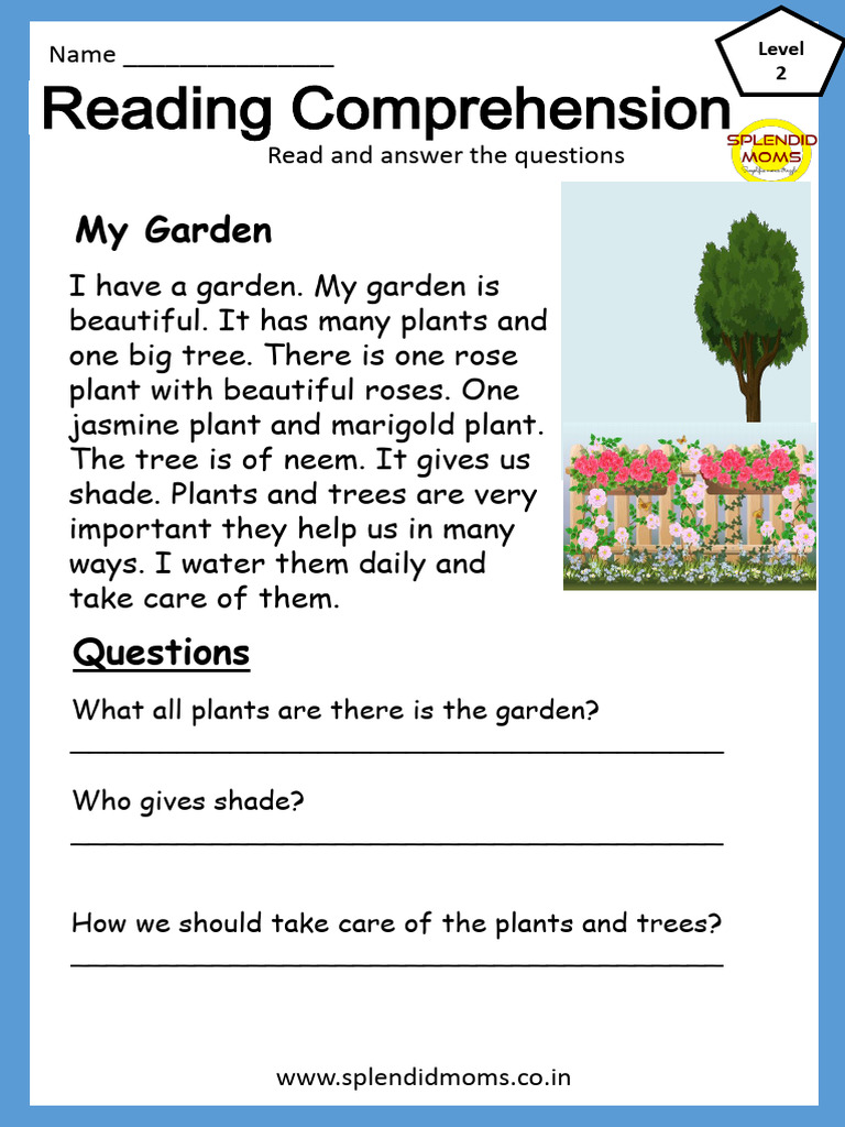 Reading Comprehension Level 2 - 2 | PDF