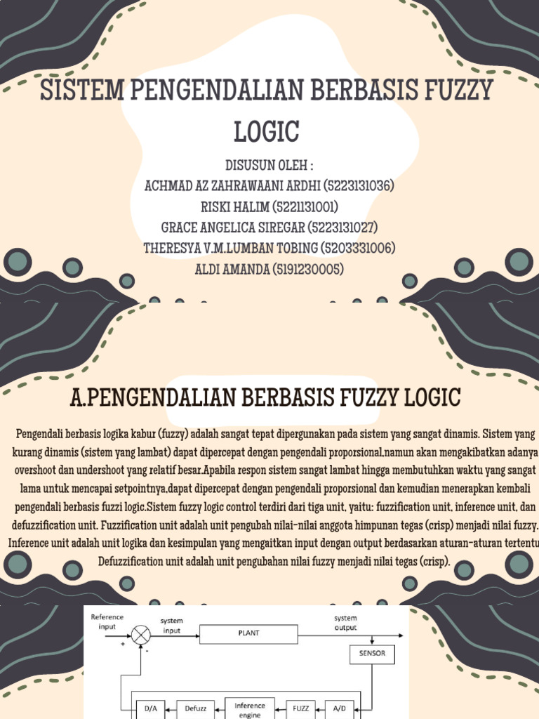 Sistem Pengendalian Berbasis Fuzzy Logic-Kelompok 9 | PDF