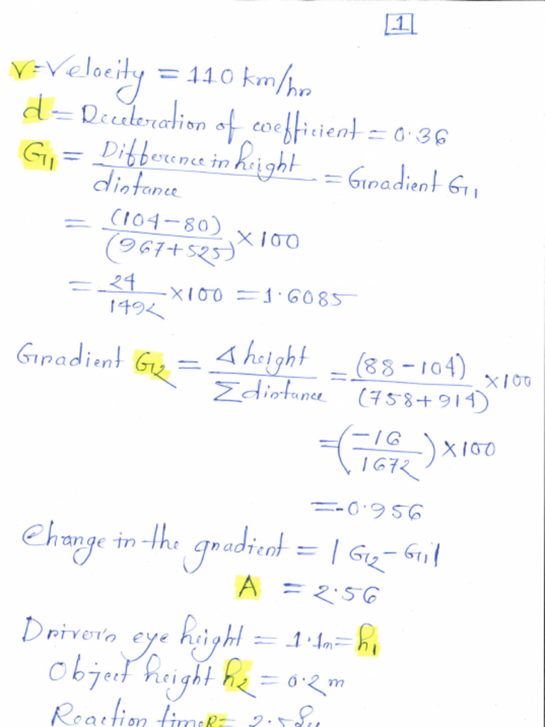 Handout Calculation - Week 10-1 | PDF