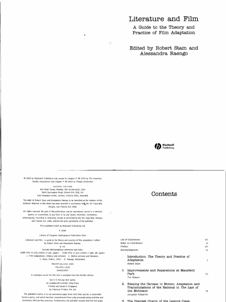 Stam Intro Theory and Practice of Adaptation (Highlighted) | PDF