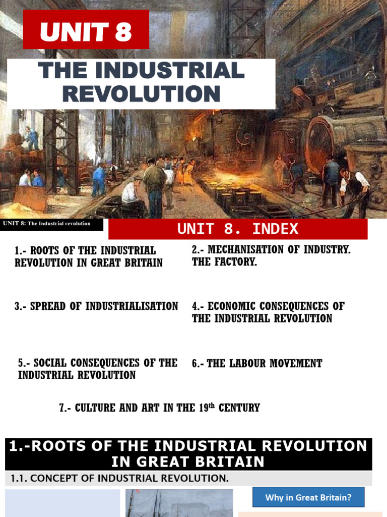 Summary (Unit 8) | PDF | Industrial Revolution | Rail Transport