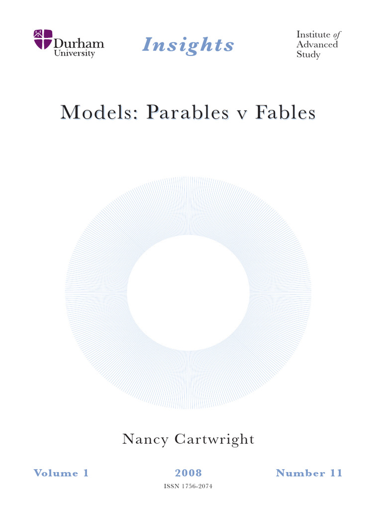 Cartwright - Models Parables V Fables | PDF | Deductive Reasoning | Theory