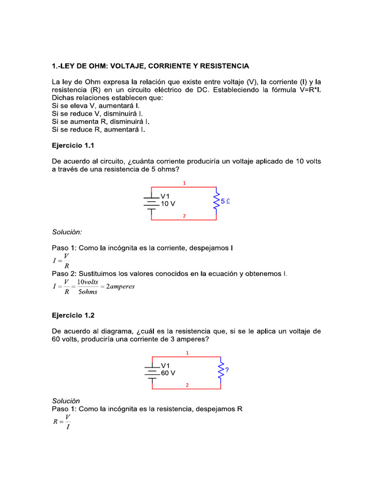 Ejerc Serie Paralelo | PDF