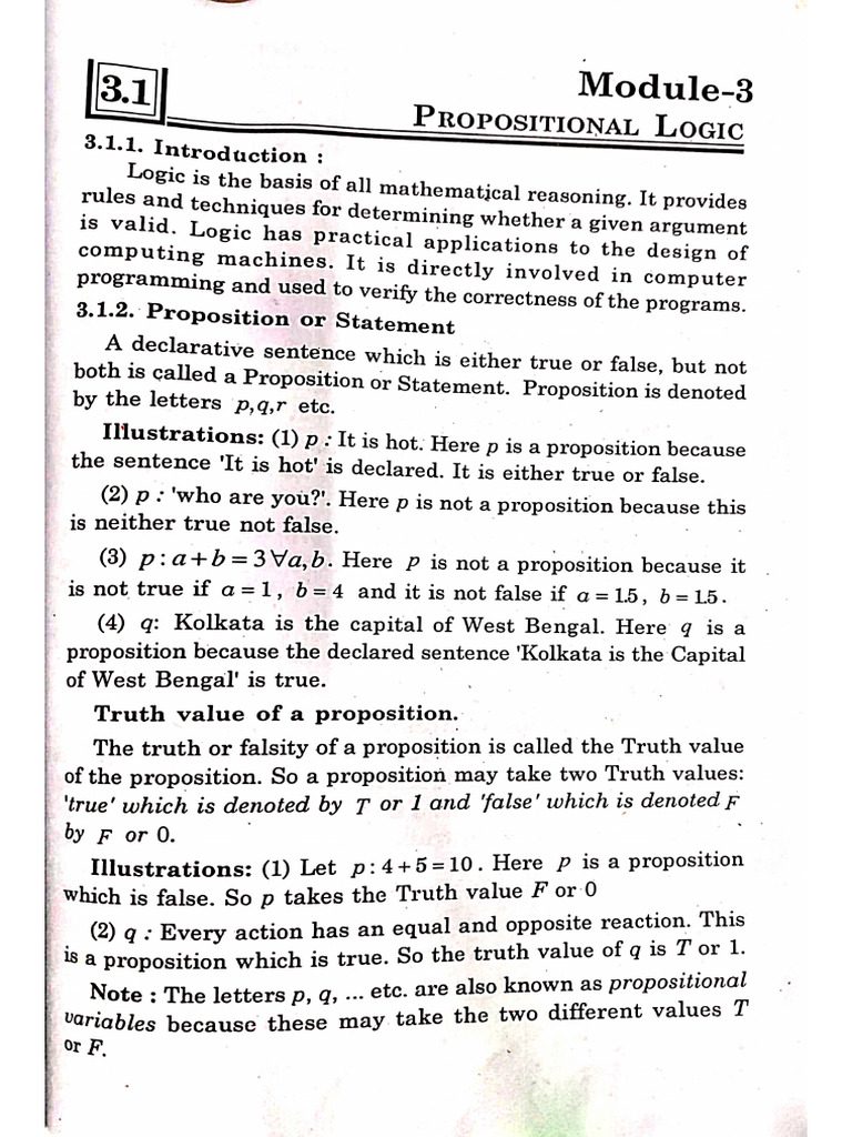 Propotional Logic | PDF