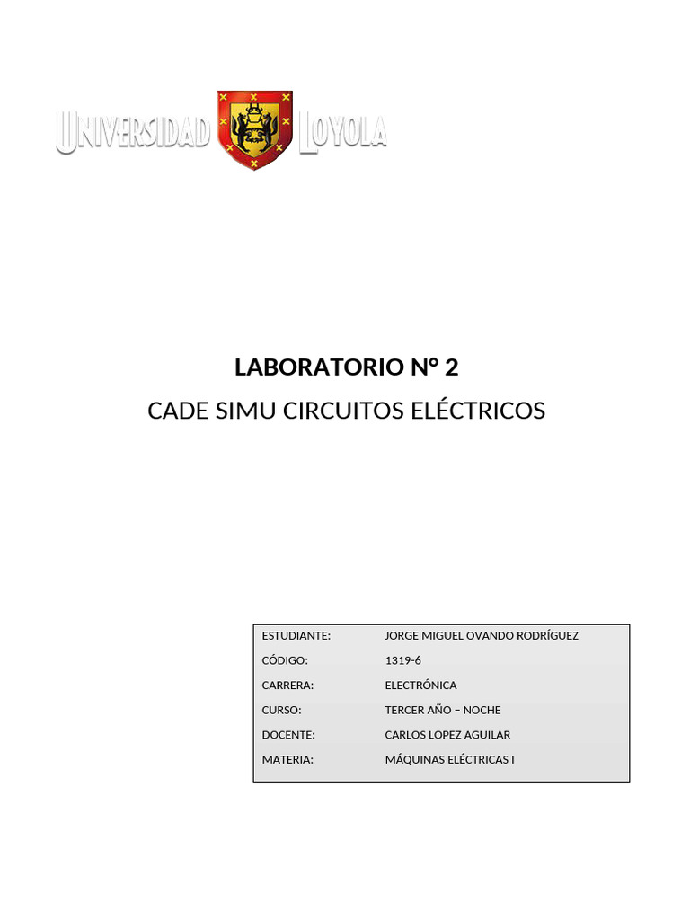 MAQ Lab - Cade Simu - LOYOLA | PDF