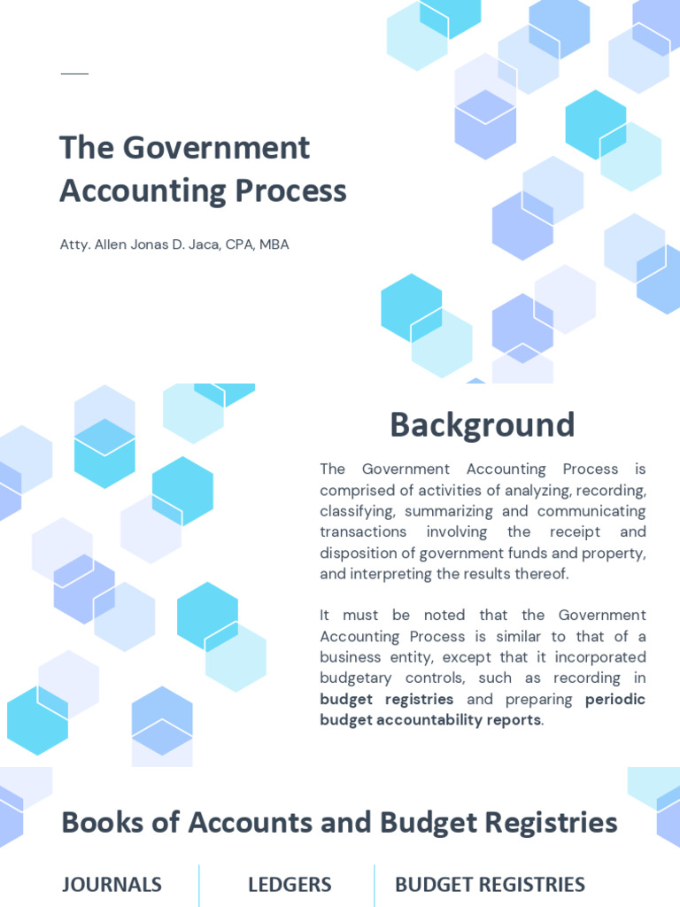 Government Accounting Process Overview | PDF | Expense | Receipt