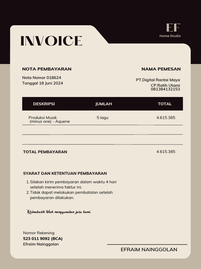 Faktur Produksi Musik | PDF