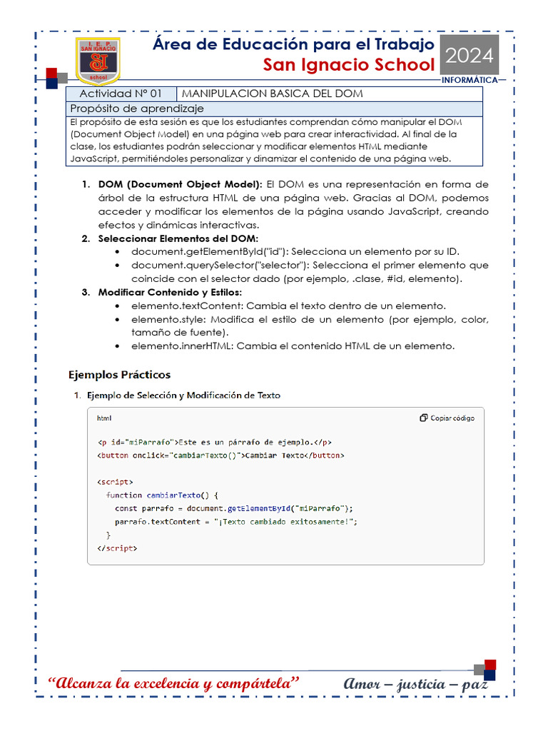 3ro Sec Ficha 1 Unidad 8 Sis | PDF | Informática