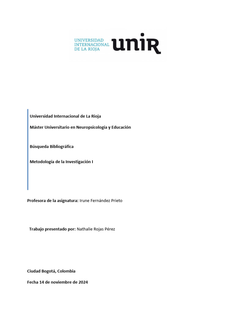 Actividad - 1 - Busqueda Bibliografica y Foro Asociado - Nathalie ...