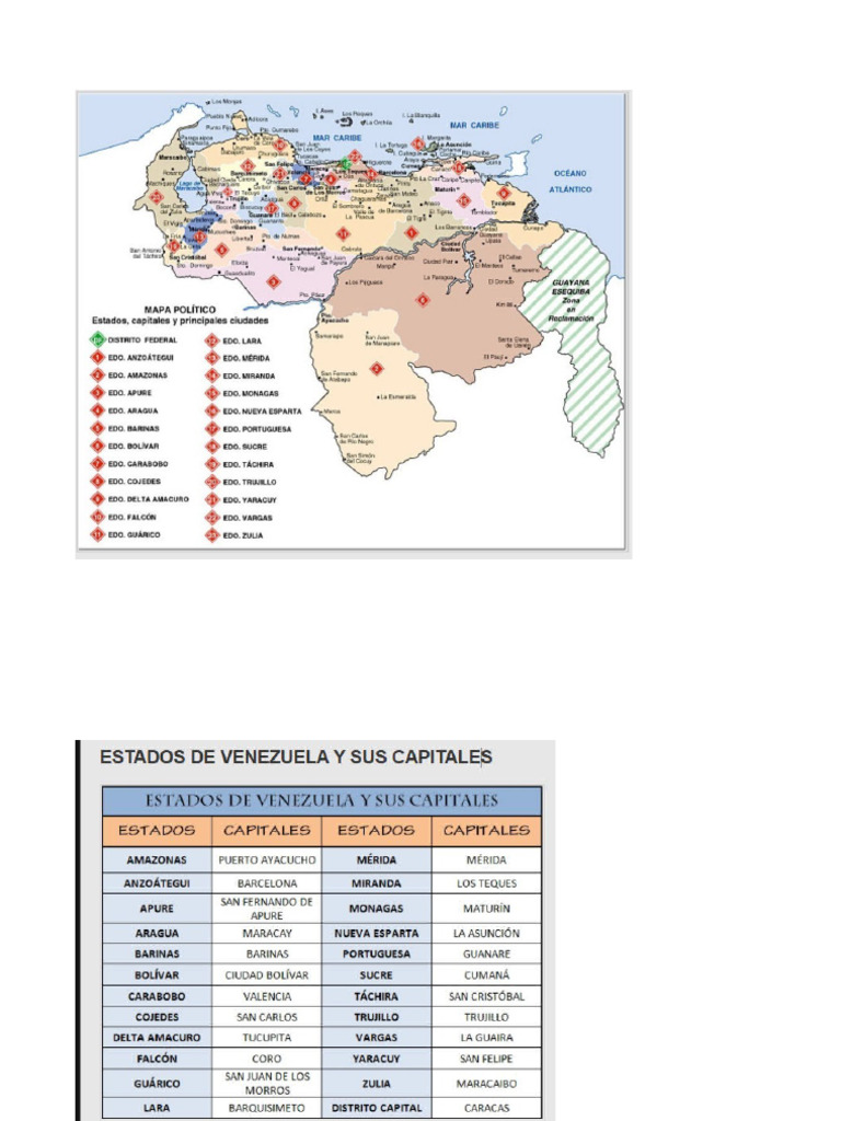Mapa de Vzla | PDF