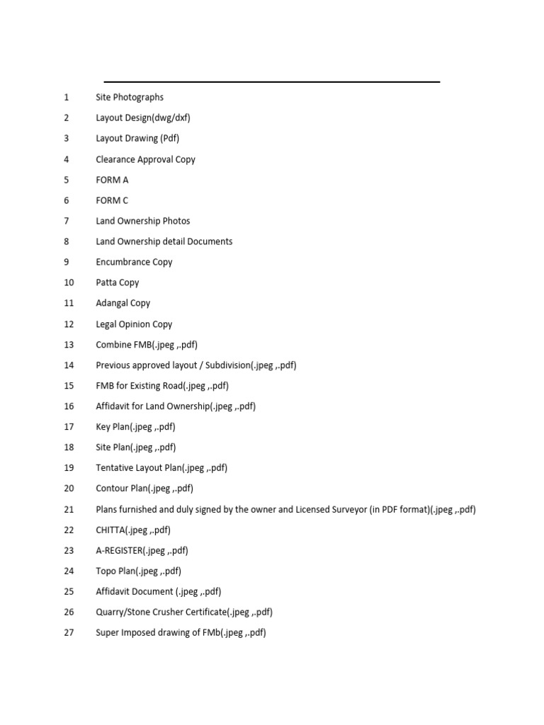 Layout Check LIst | PDF