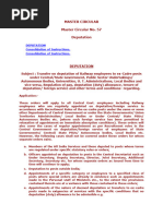 Deputation Guideline | PDF | Government | Public Administration