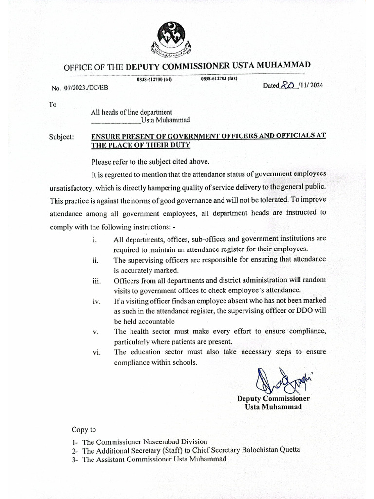 Attendance Register | PDF