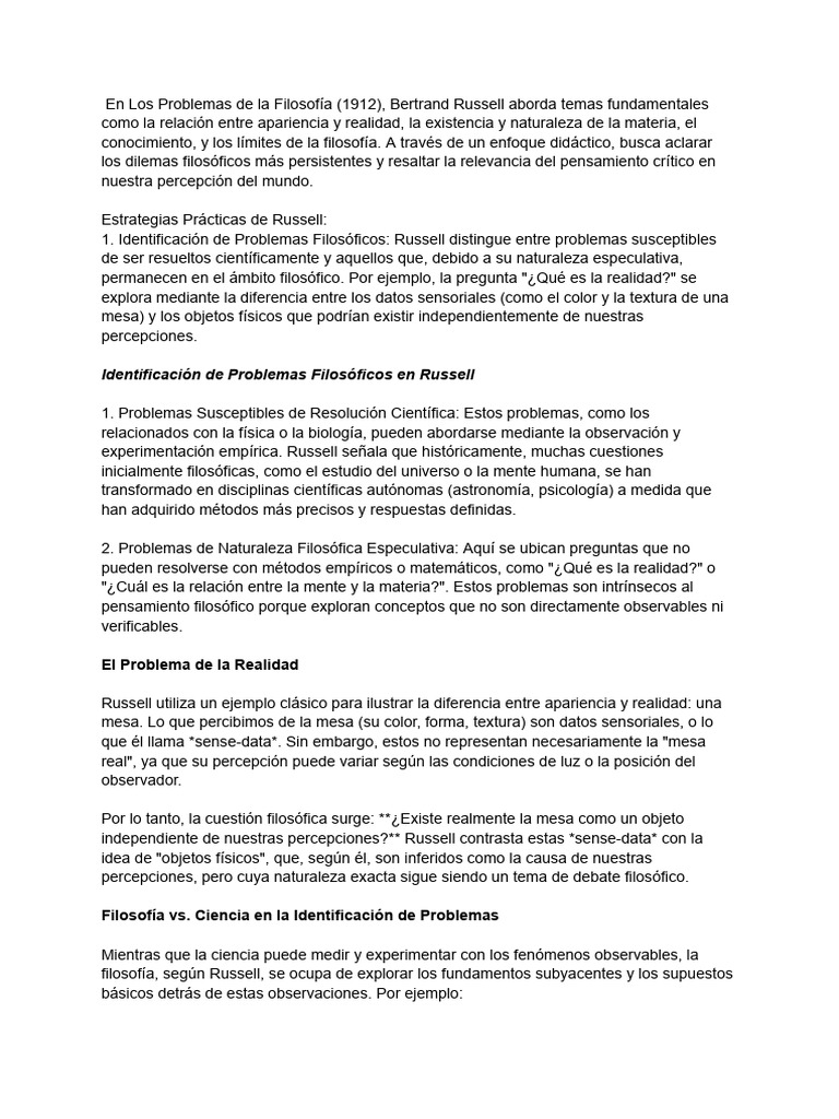 Fundamentos 2 | PDF | Conocimiento | Bertrand Russell