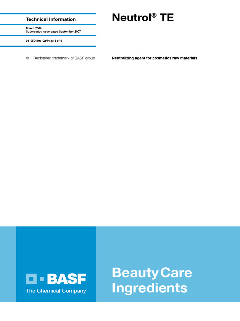 Neutrol TE | PDF | Implied Warranty | Contractual Term