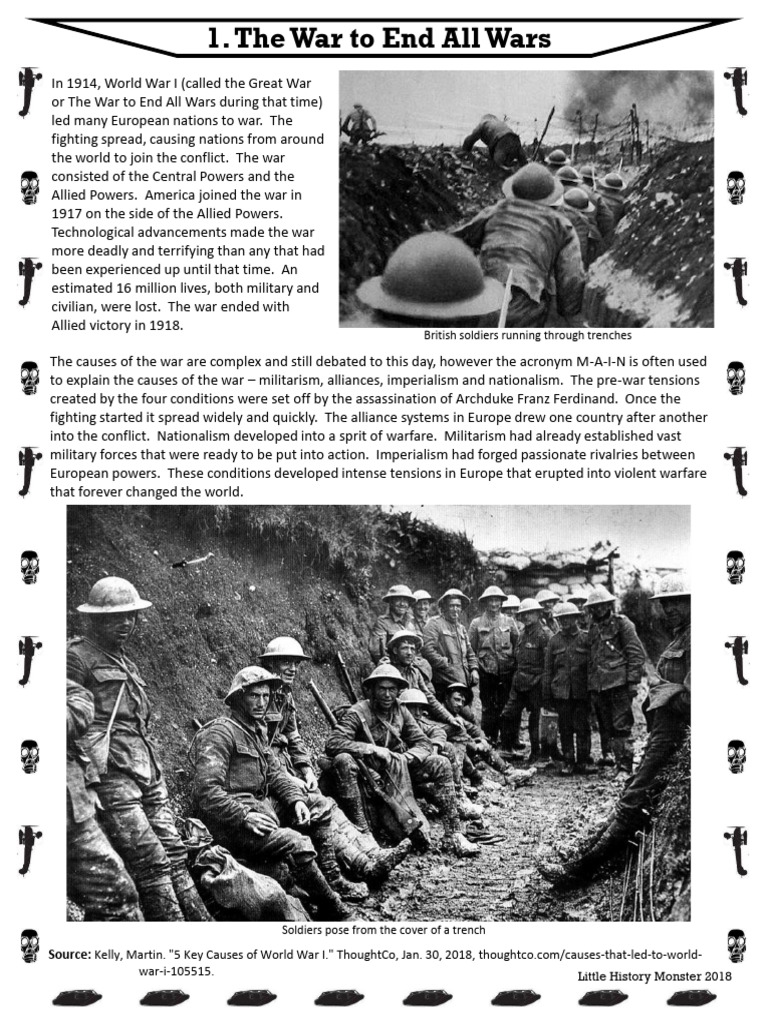 WWI - Causes of WWI Stations-1 | PDF | World War I | Conflicts